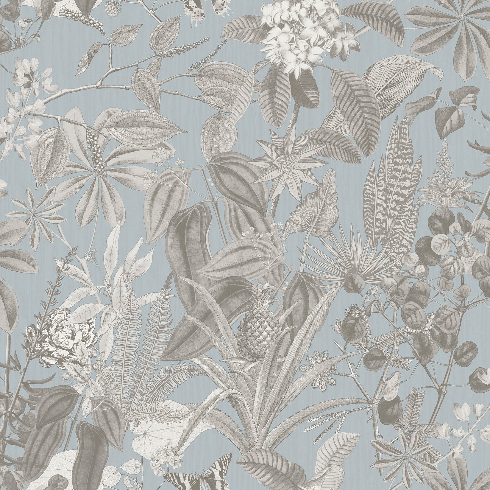 Bromelia Blue-Grey | Best Wallpapers and Wall Murals – Crystal Wallpapers